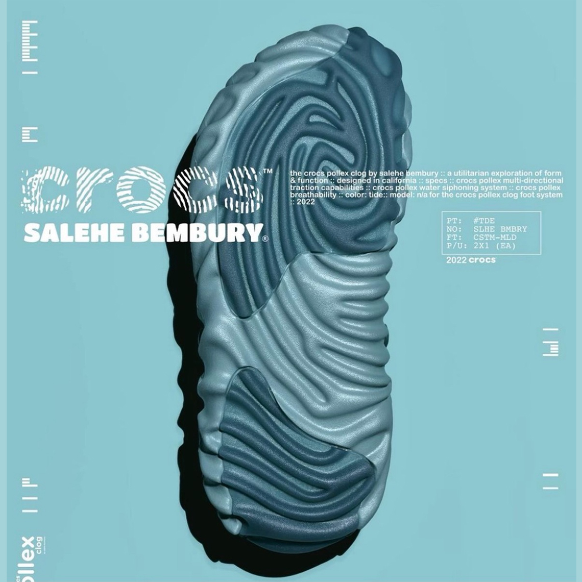 Salehe Bembury Crocs Pollex Clog Tide Release Date | SneakerNews.com