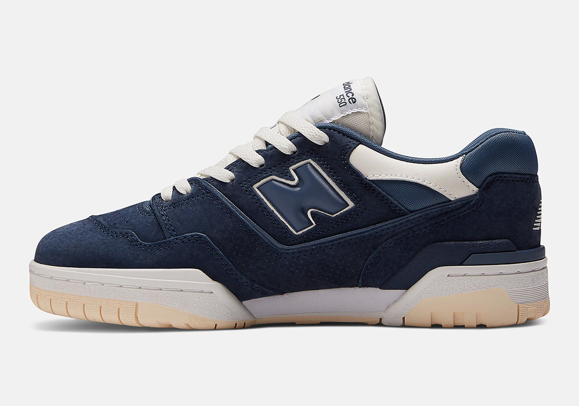 New Balance 550 "Navy Suede" BB550SLA | SneakerNews.com