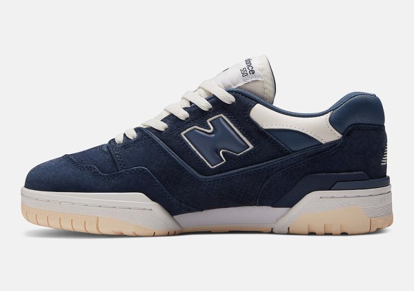 New Balance 550 "Navy Suede" BB550SLA | SneakerNews.com