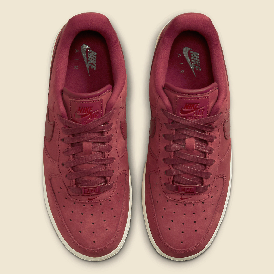 Nike Air Force 1 PRM "Light Maroon" DR9503-600 | SneakerNews.com