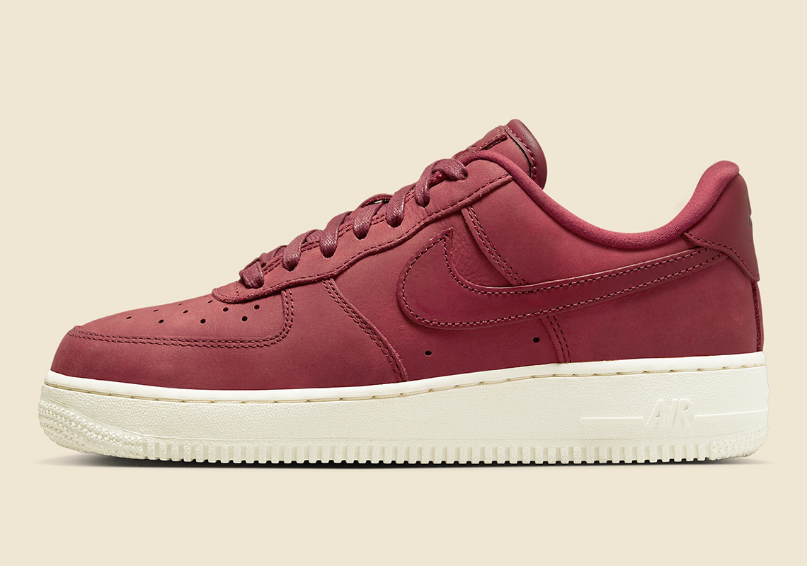 Nike Air Force 1 PRM "Light Maroon" DR9503-600 | SneakerNews.com