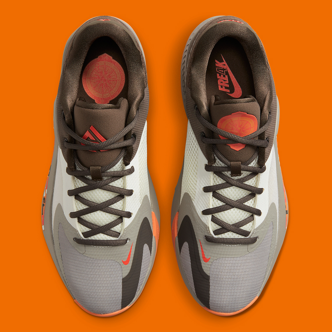 Nike Zoom Freak 4 Ironstone Orange Trance Cobblestone Sail DJ6149-003 ...