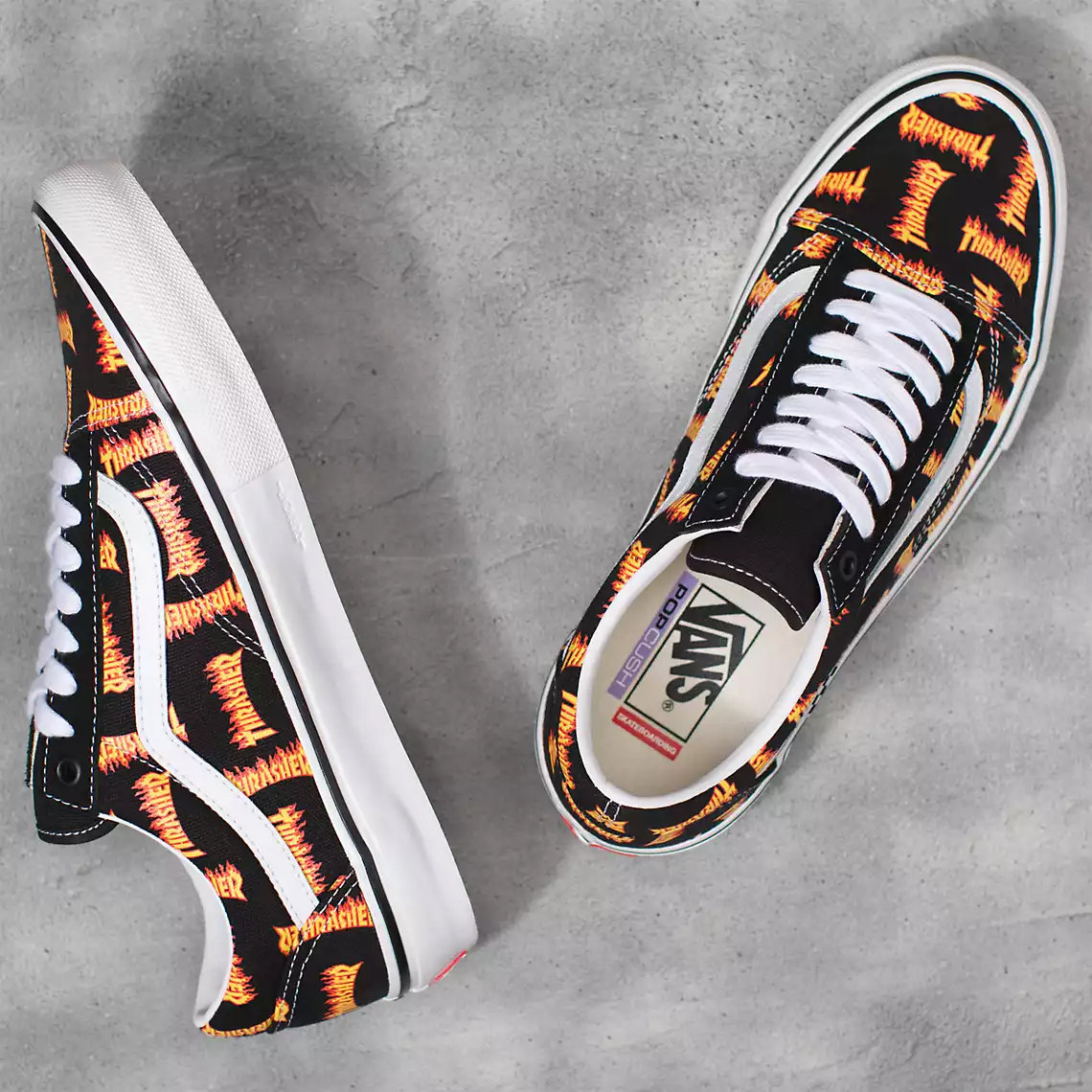 Thrasher x Vans Sk8-Hi And Old Skool Release Date | SneakerNews.com