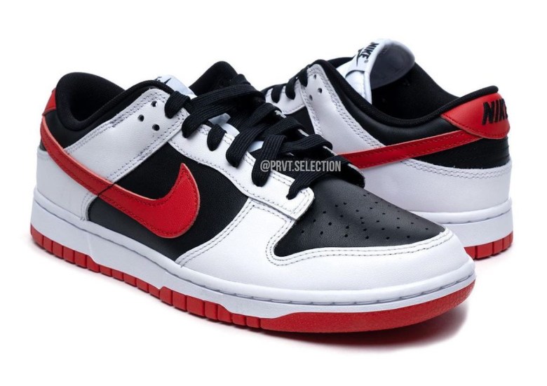 Nike Dunk Low "Reverse Panda Red" Release Date | SneakerNews.com