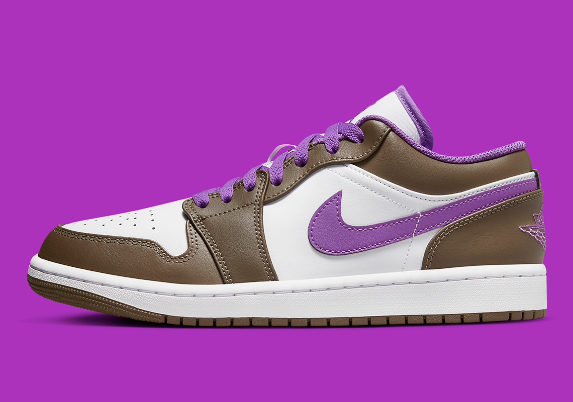 Air Jordan 1 Low "Brown/Purple" 553558-215 | SneakerNews.com