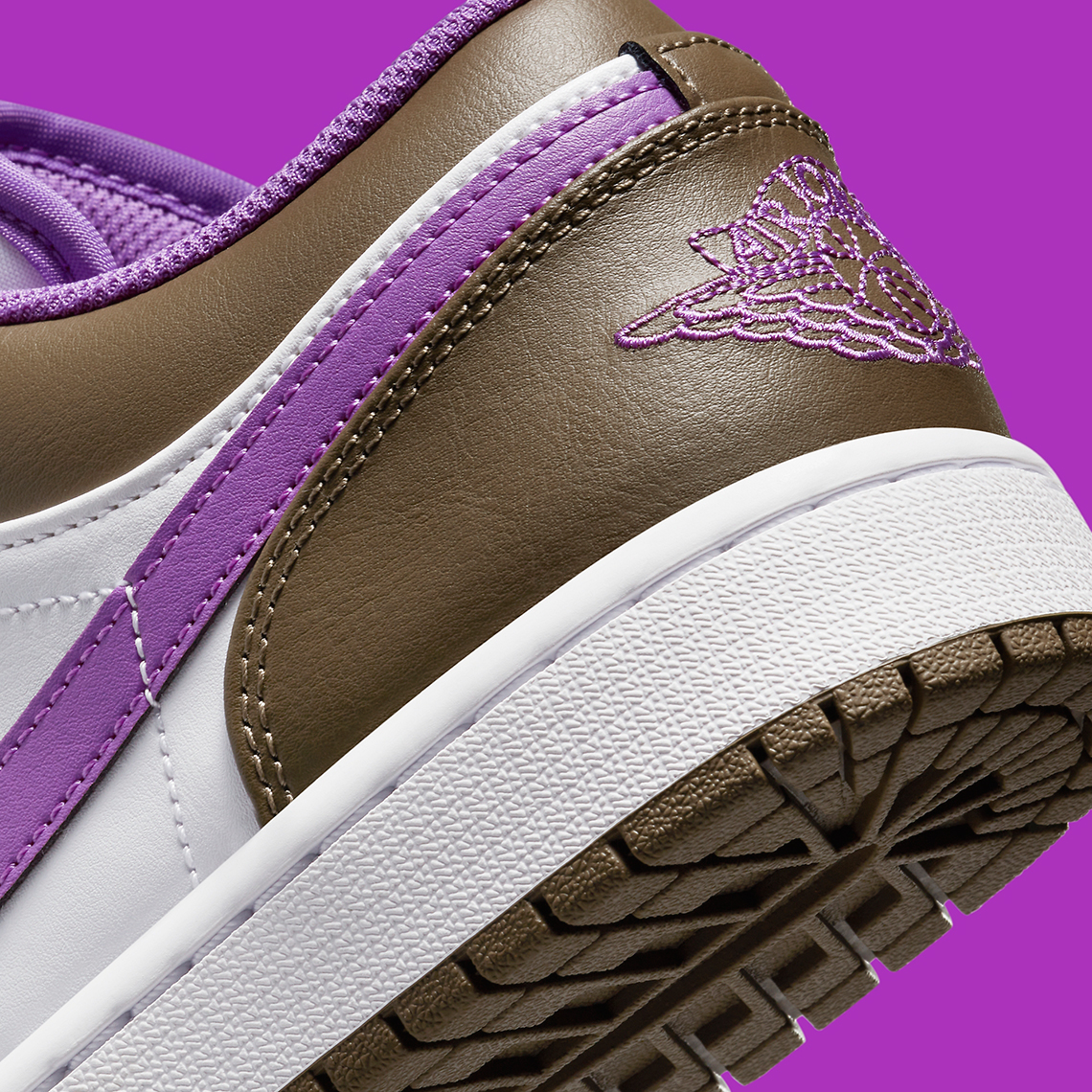 Air Jordan 1 Low "Brown/Purple" 553558-215 | SneakerNews.com
