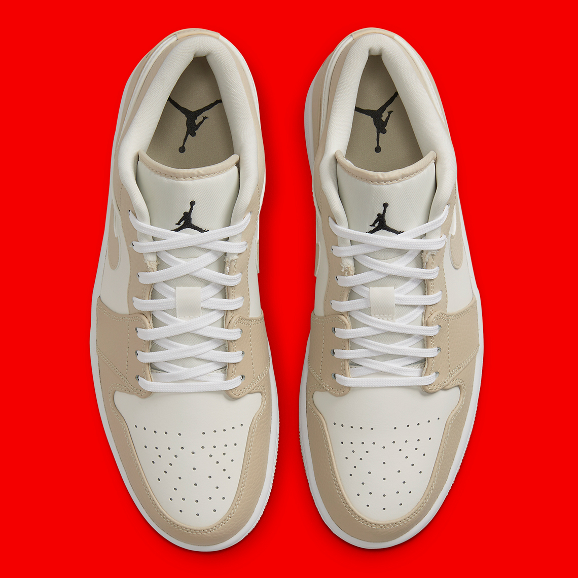 Air Jordan 1 Low "Tumbled Tan Leather" FB7168-121 | SneakerNews.com