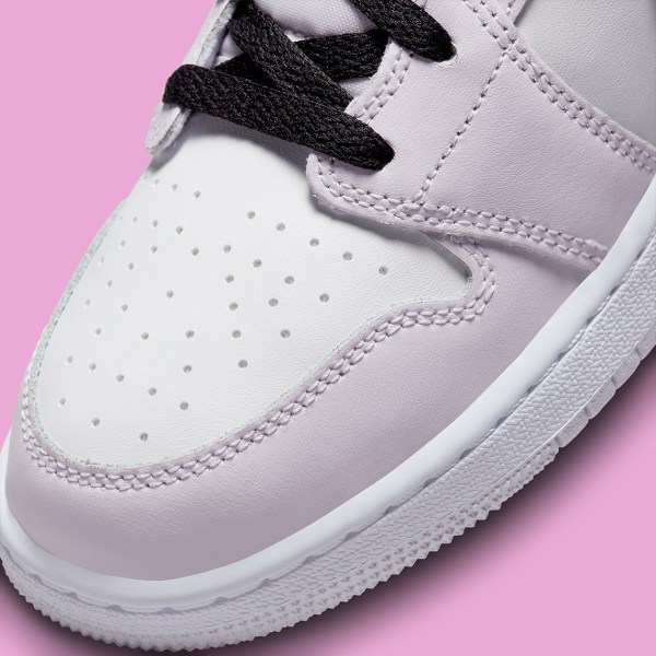 Air Jordan 1 Mid GS "Pink Lavender" DQ8423-501 | SneakerNews.com