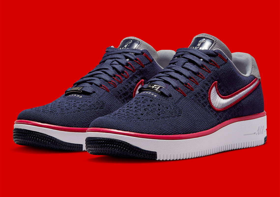 Nike Air Force 1 Flyknit New England Patriots RKK FD0495-400 ...
