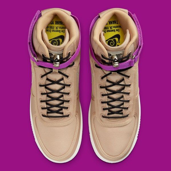 Nike Air Force 1 High "Tan Moving Co." DV0790-200 | SneakerNews.com