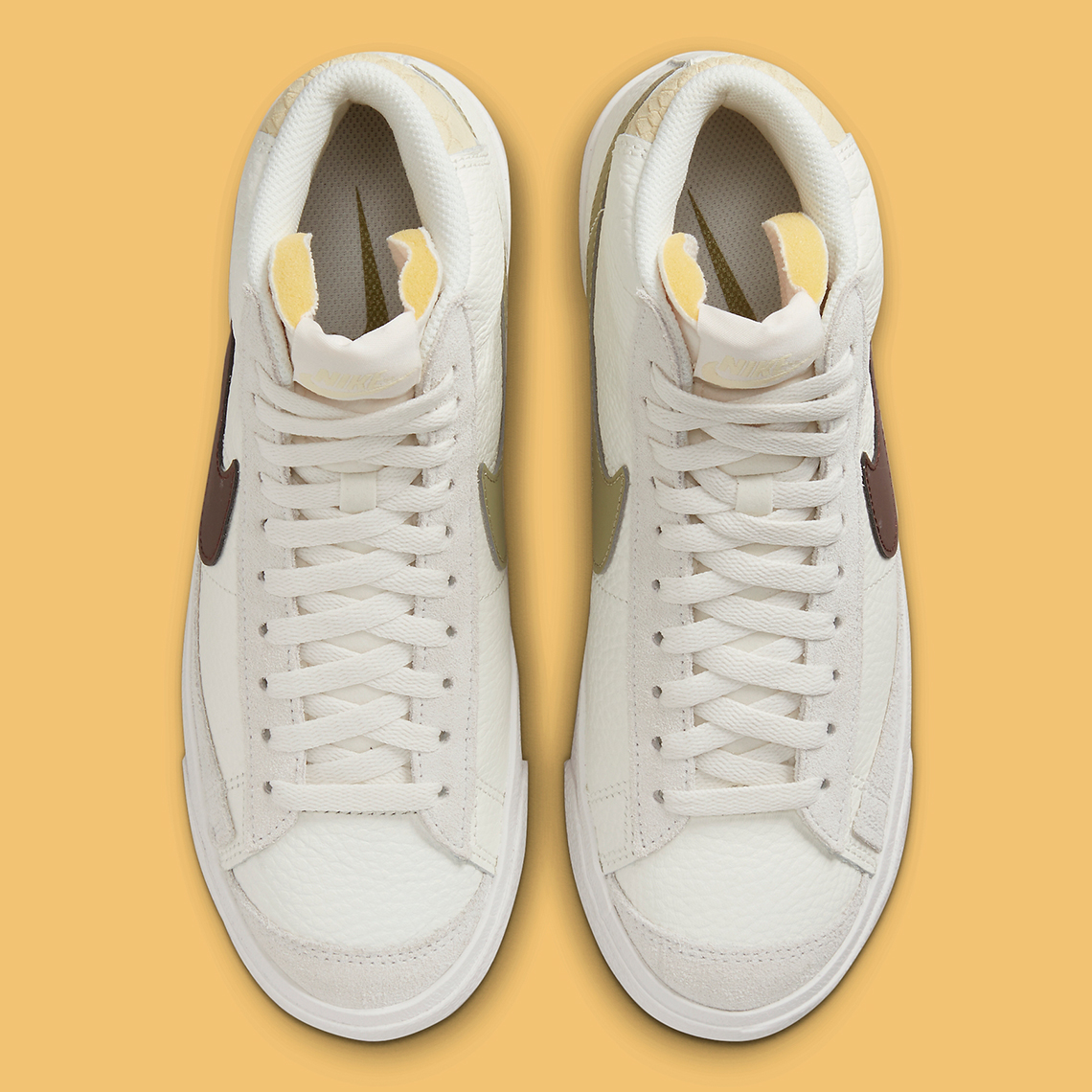 Nike Blazer Mid 77 Python Heel FD0805-100 | SneakerNews.com