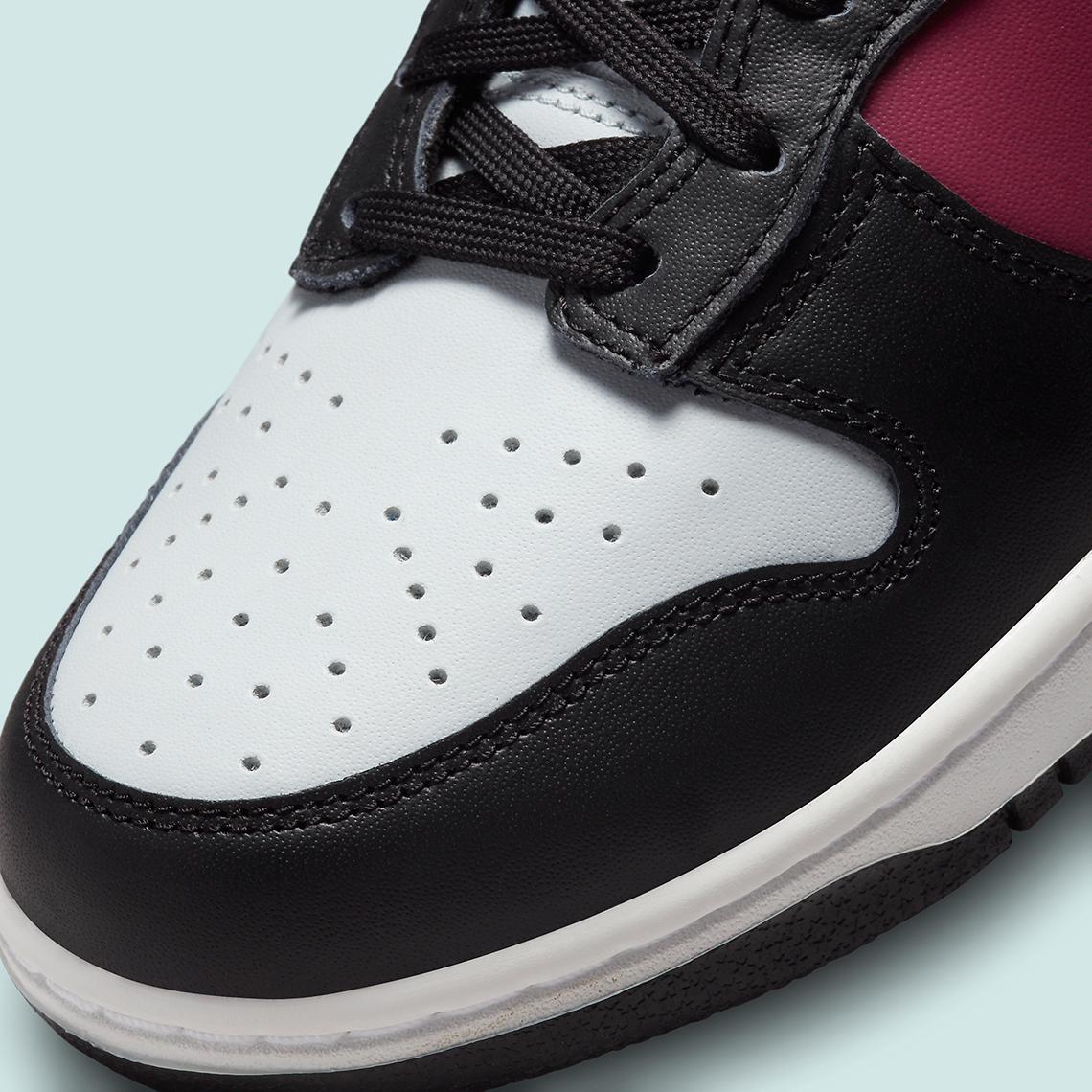 Nike Dunk High Black White Maroon DD1869-005 | SneakerNews.com