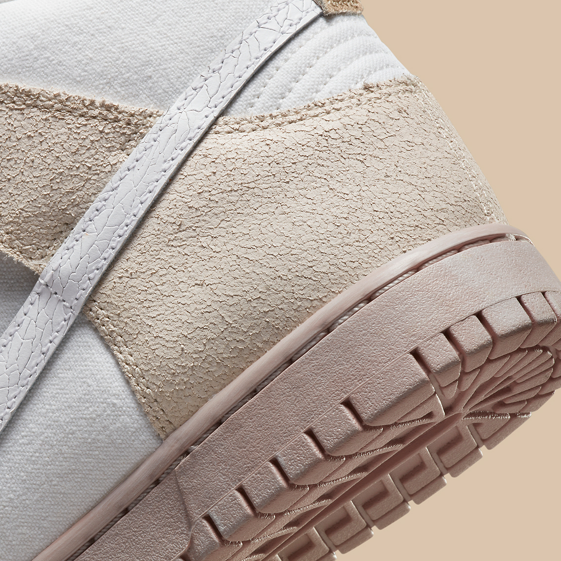Nike Dunk High EMB "Tan Cracked Leather" DV0822-100 | SneakerNews.com