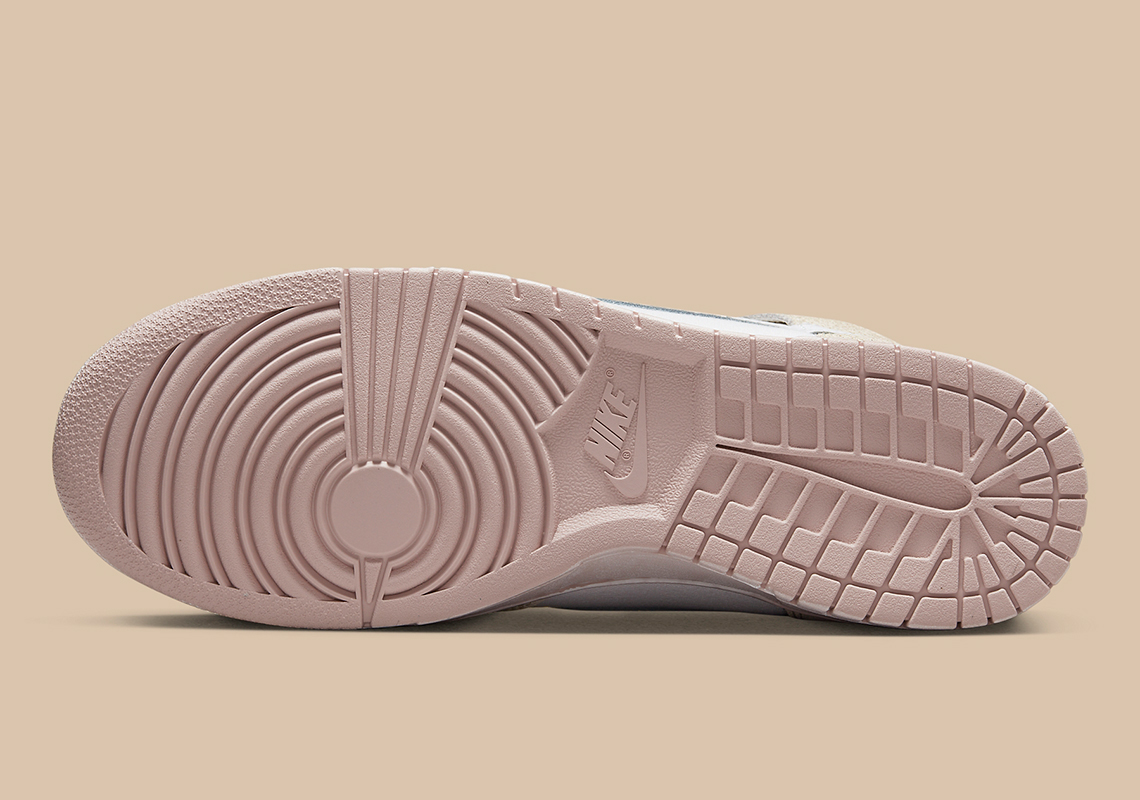 Nike Dunk High EMB "Tan Cracked Leather" DV0822-100 | SneakerNews.com