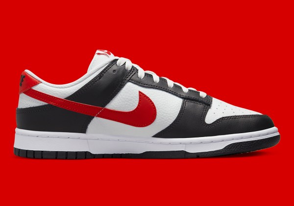Nike Dunk Low Black White Red FB3354-001 | SneakerNews.com