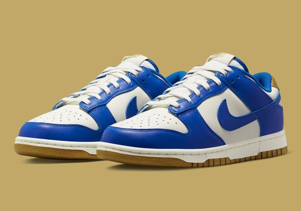 Nike Dunk Low Royal Blue Gold FB7173-141 | SneakerNews.com