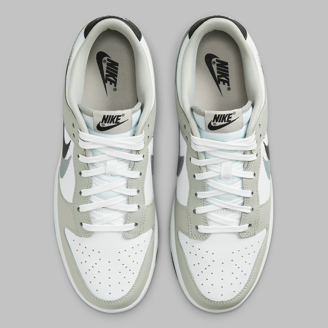 Nike Dunk Low "Stencil Swoosh" FD0661-100 | SneakerNews.com