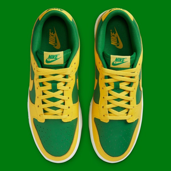 Nike Dunk Low Reverse Brazil DV0833-300 | SneakerNews.com