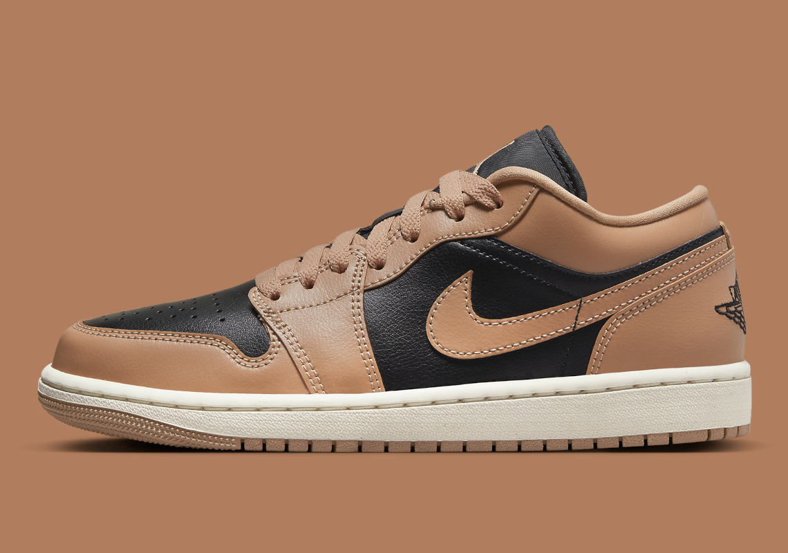 Women's Air Jordan 1 Low "Tan/Black" DC0774-201 | SneakerNews.com