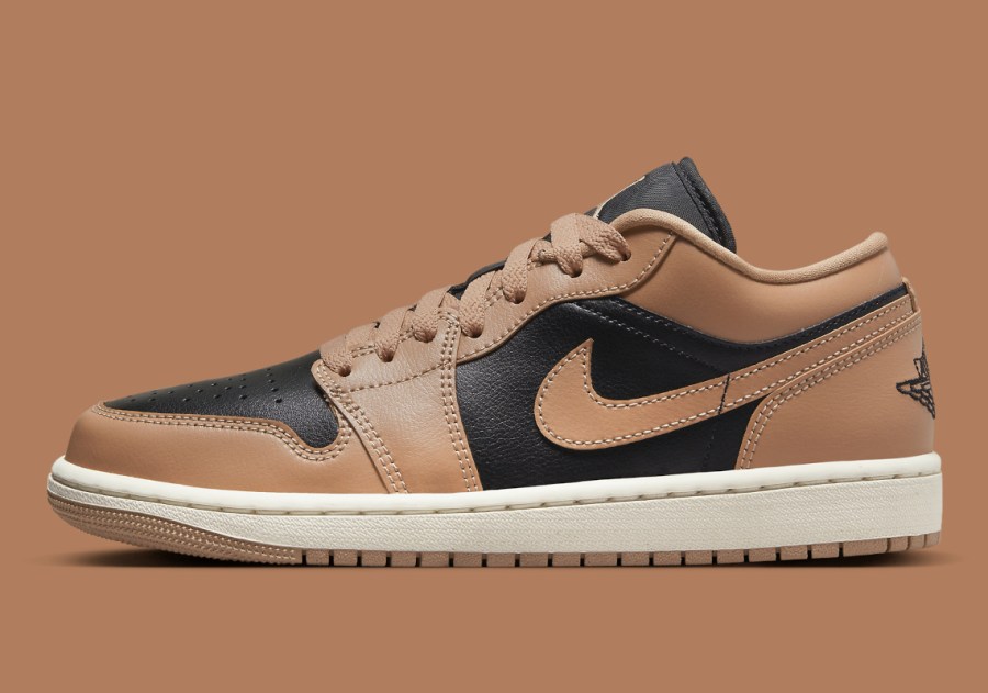 Women's Air Jordan 1 Low "Tan/Black" DC0774-201 | SneakerNews.com