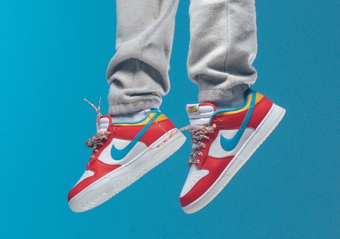 LeBron James Nike Dunk Low Fruity Pebbles Release Date | SneakerNews.com