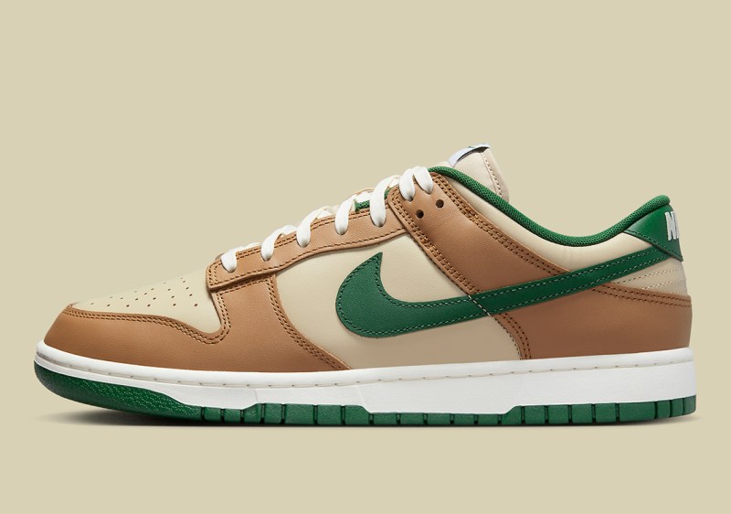 Nike Dunk Low Tan Green FB7160-231 | SneakerNews.com