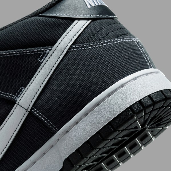 Nike Dunk Mid Black Canvas DV0830-001 | SneakerNews.com