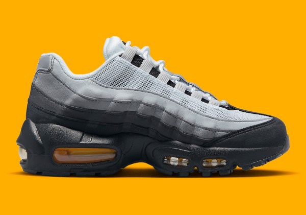 Nike Air Max 95 GS Black Grey Orange FD9775-001 | SneakerNews.com