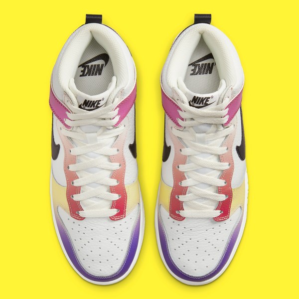 Nike Dunk High "Multi-Color Gradient" FD0802-100 | SneakerNews.com