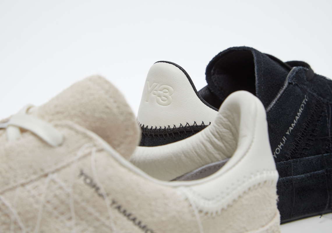 adidas Y-3 Gazelle "Off-White"/"Black" FZ6404 FZ6405 | SneakerNews.com