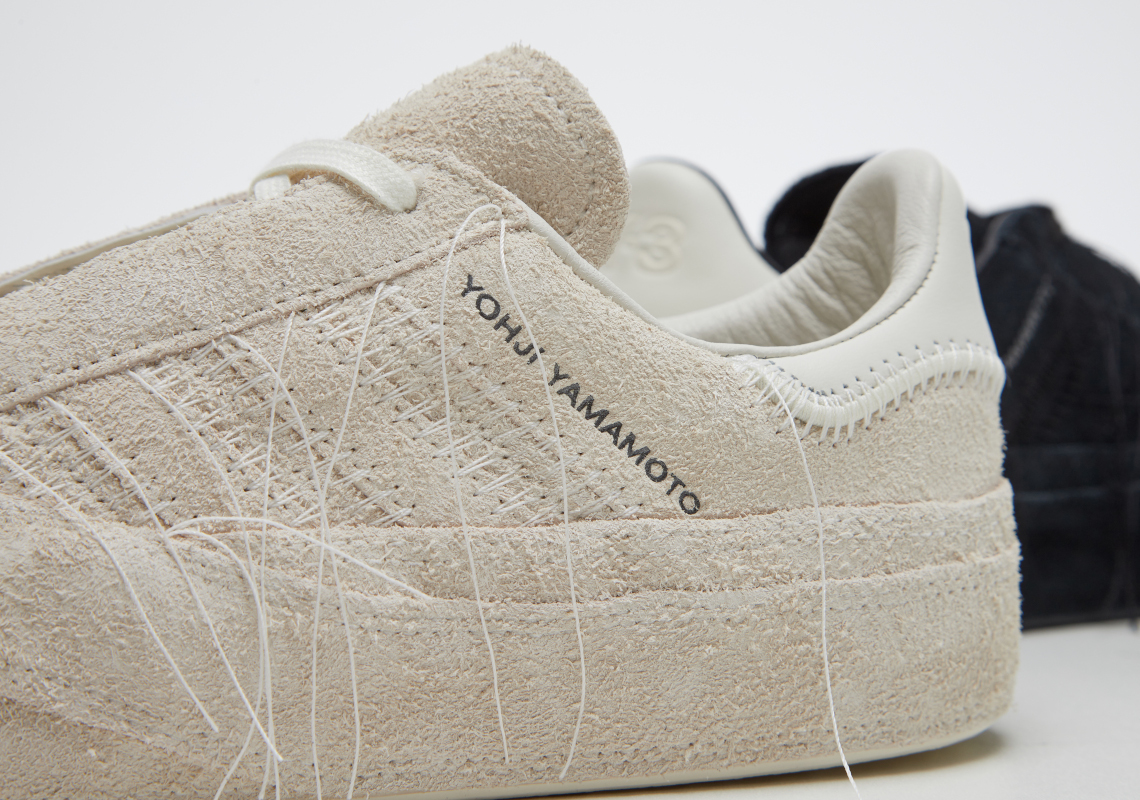 adidas Y-3 Gazelle "Off-White"/"Black" FZ6404 FZ6405 | SneakerNews.com