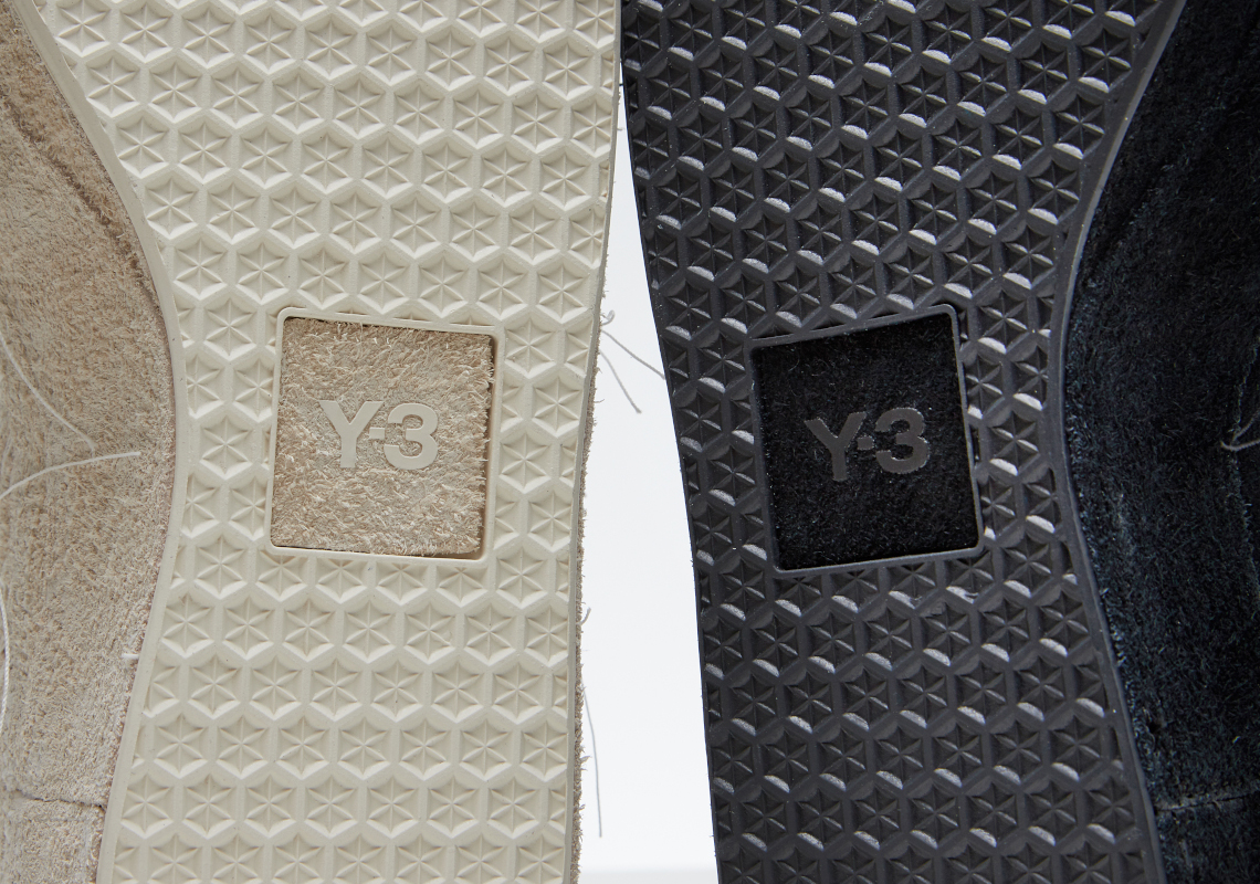 adidas Y-3 Gazelle "Off-White"/"Black" FZ6404 FZ6405 | SneakerNews.com