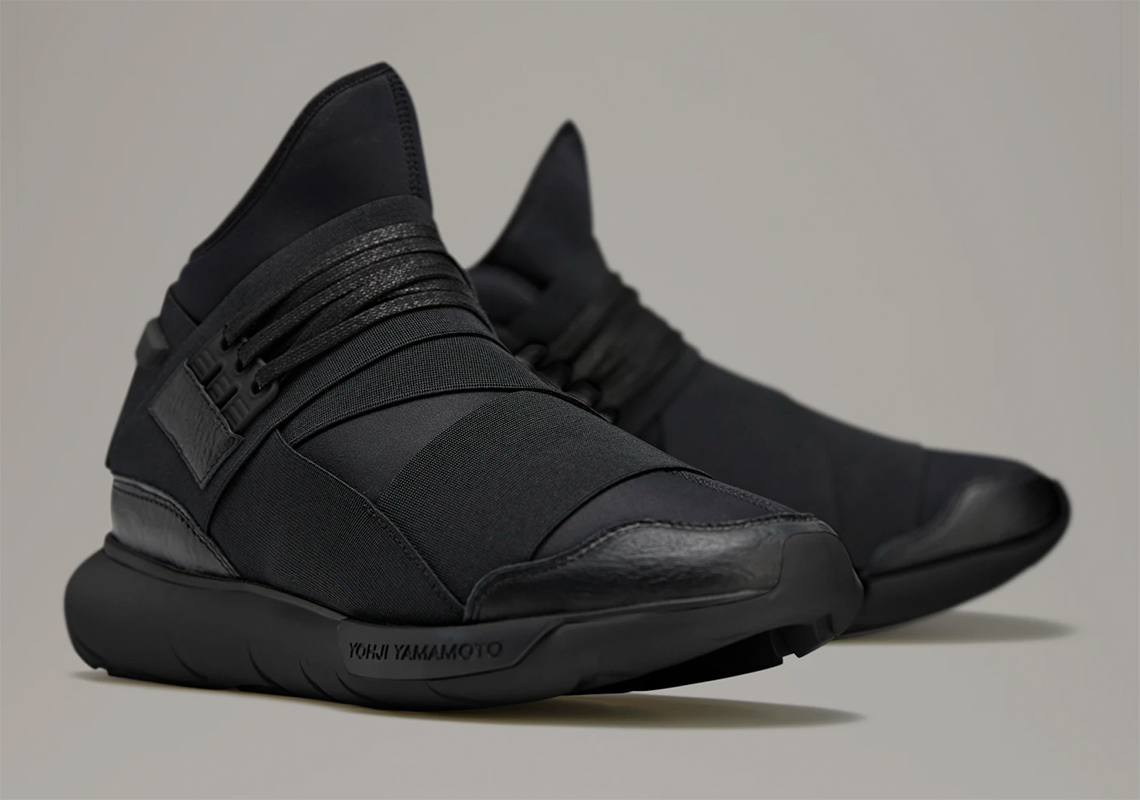 adidas Y-3 Qasa High "Triple Black" IG9434 | SneakerNews.com