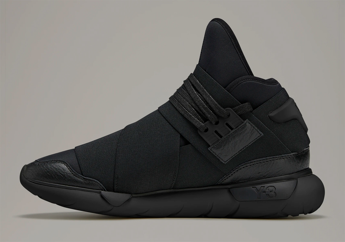 adidas Y-3 Qasa High "Triple Black" IG9434 | SneakerNews.com