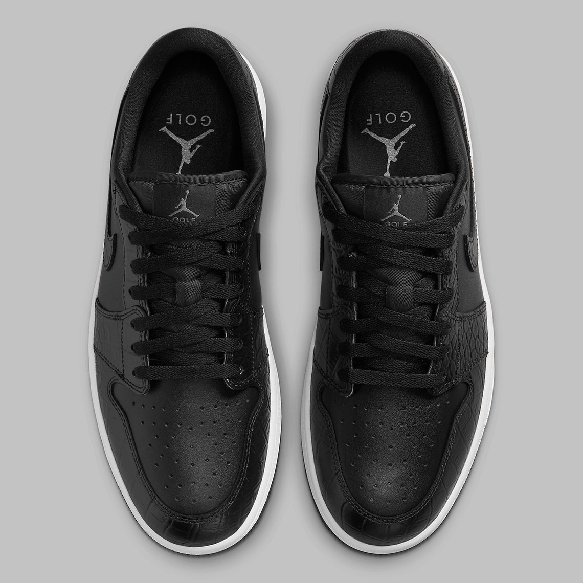 Air Jordan 1 Low Golf "Black Croc" DD9315-003 | SneakerNews.com