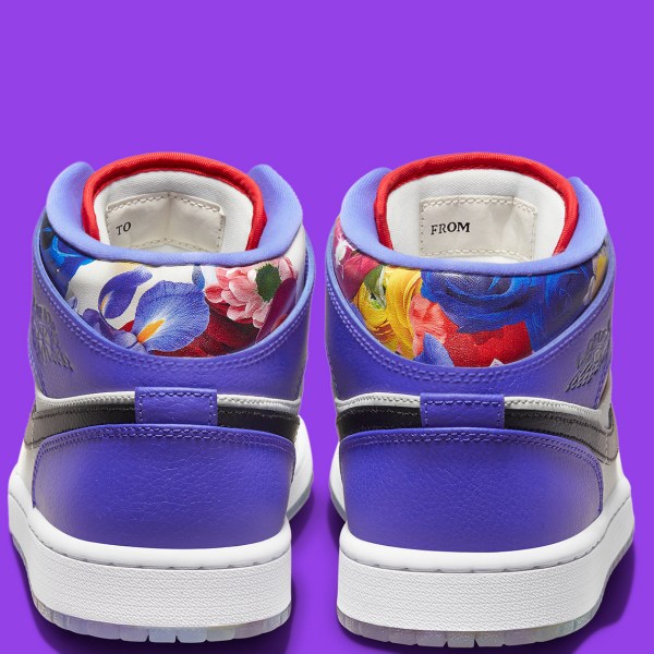 Air Jordan 1 Mid "Valentine's Day Flowers" FD4330-101 | SneakerNews.com