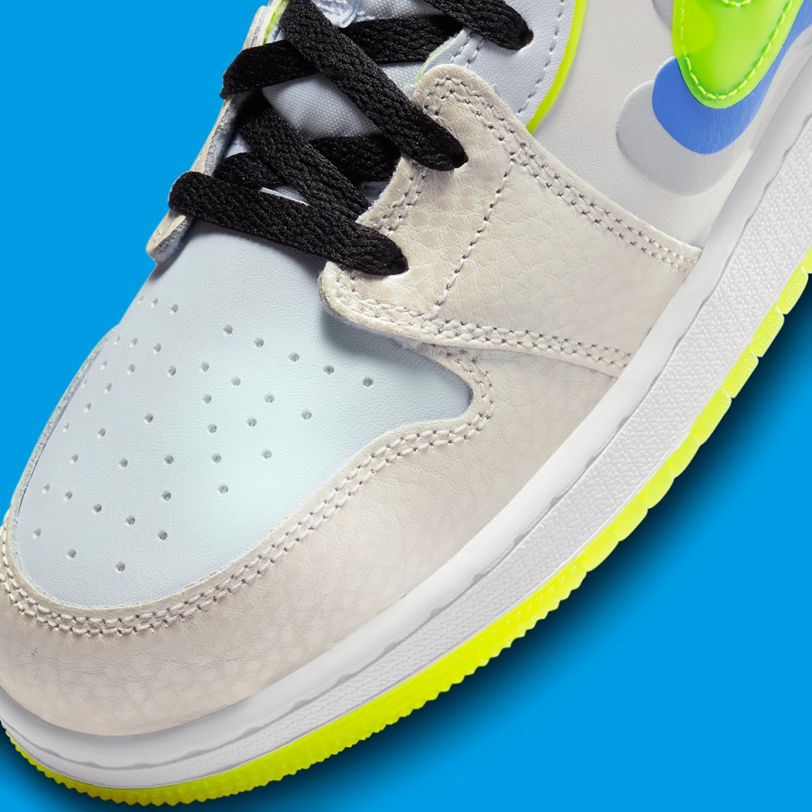 Air Jordan 1 Mid "Warped Swoosh" DV1314-017 | SneakerNews.com