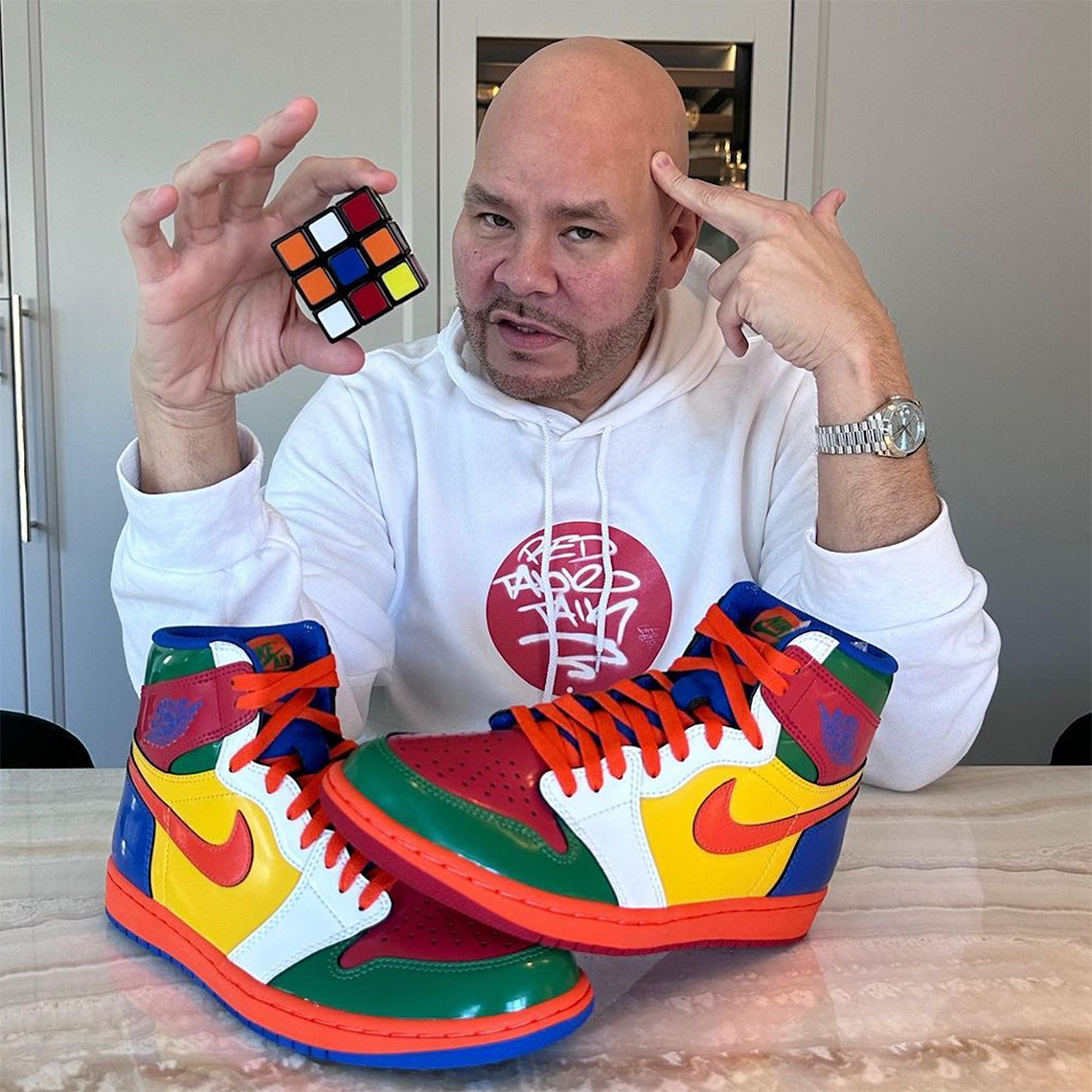 Fat Joe Air Jordan 1 "Rubik's Cube" | SneakerNews.com