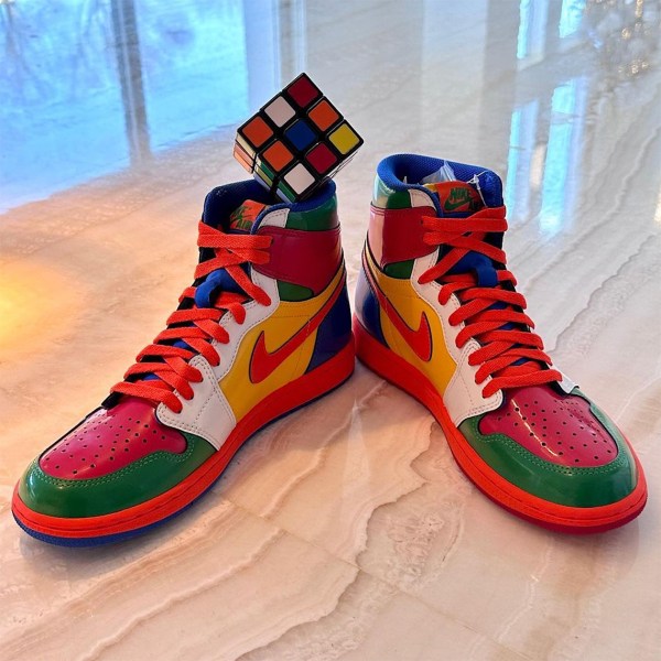 Fat Joe Air Jordan 1 "Rubik's Cube" | SneakerNews.com