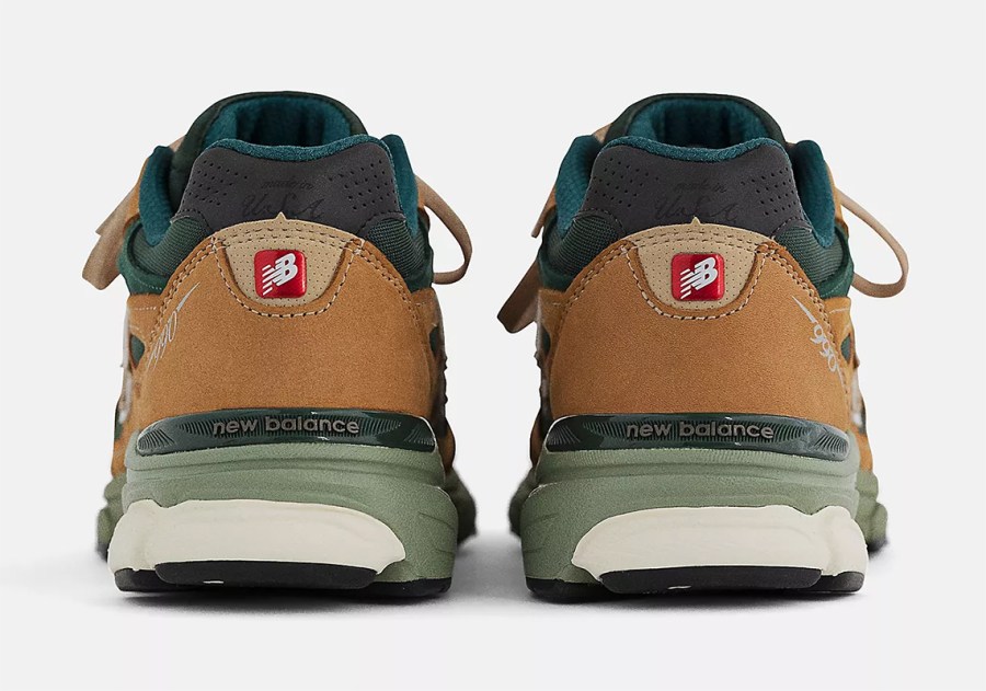 New Balance 990v3 MADE in USA Tan Green M990WG3