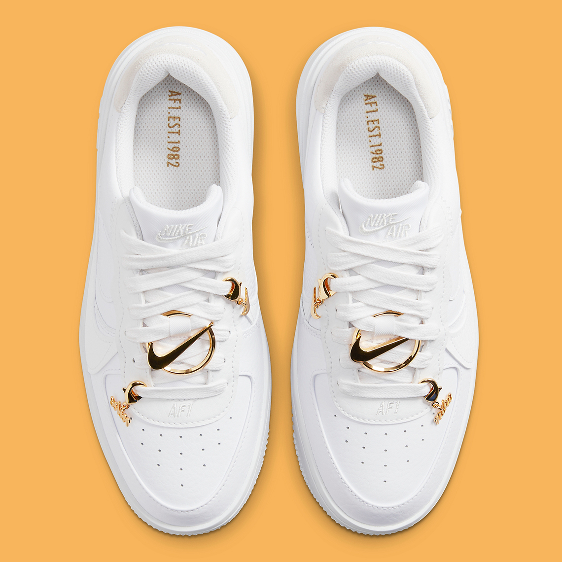 Nike Air Force 1 PLT-AF-ORM "Bling" FB8473-100 | SneakerNews.com