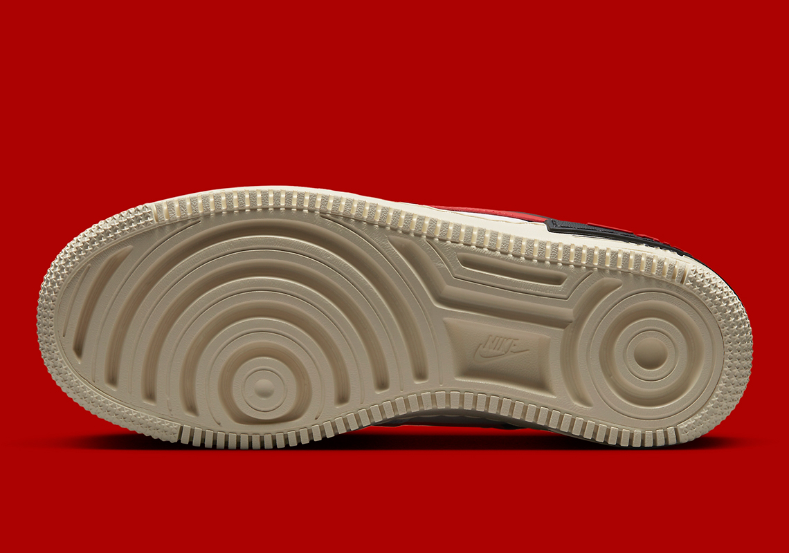 Nike Air Force 1 Shadow "Black/University Red" DR7883-102 | SneakerNews.com