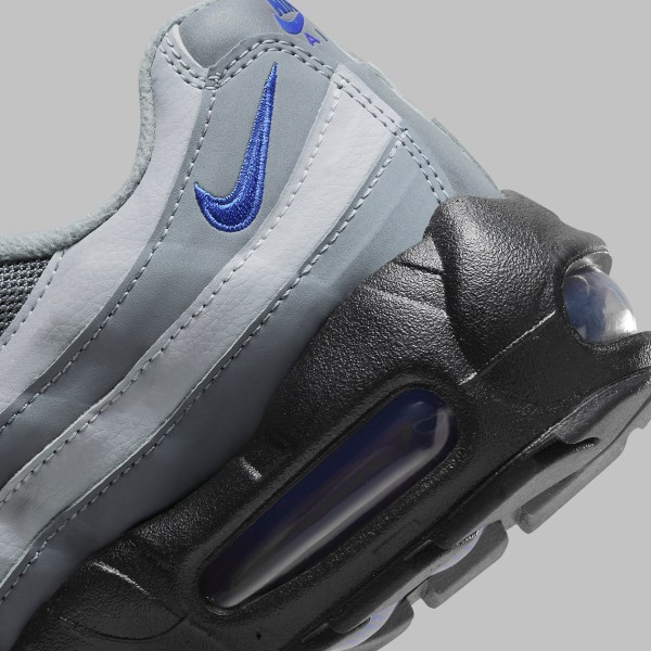Nike Air Max 95 GS "Grey/Royal/Black" FD9764-001 | SneakerNews.com