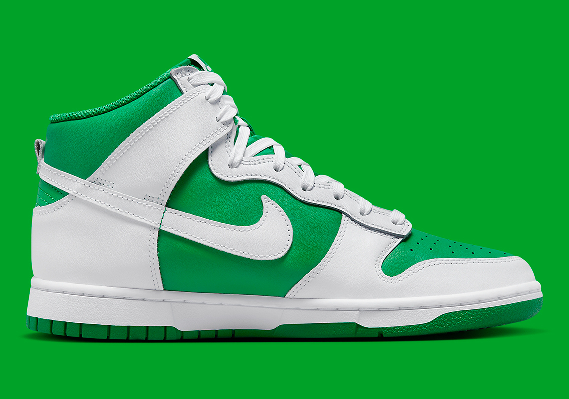 Nike Dunk High "White/Green" DV0829-300 | SneakerNews.com
