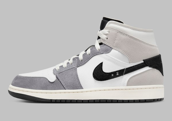Air Jordan 1 Mid Craft "Cement Grey" DZ4136-002 | SneakerNews.com