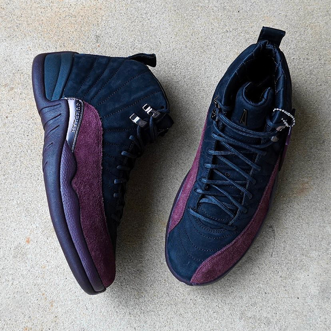 Air Jordan 12 A Ma Maniere "Black/Burgundy" DV6989-001 | SneakerNews.com