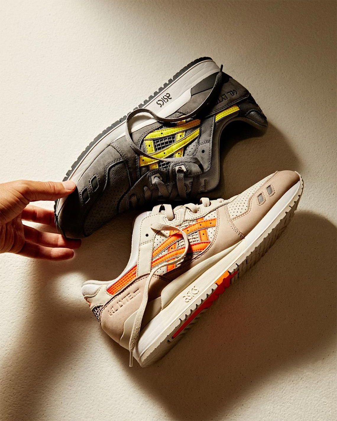 Ronnie Fieg KITH Asics Gel-Lyte III Super Yellow + Super Orange ...