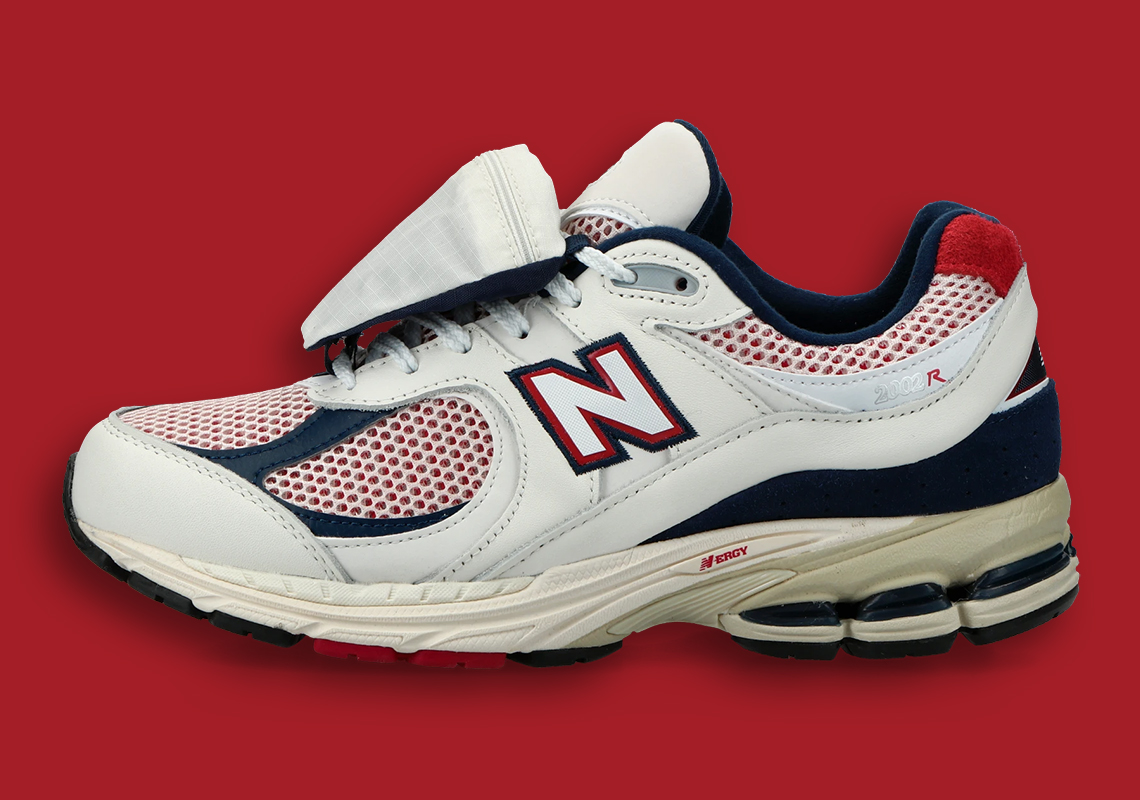 New Balance 2002R "White/Red/Navy" M2002RVE | SneakerNews.com