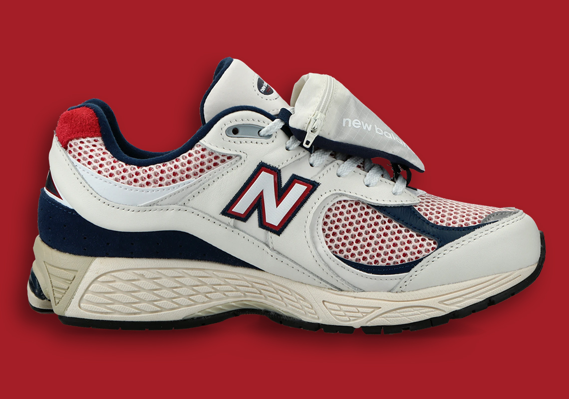 New Balance 2002R "White/Red/Navy" M2002RVE | SneakerNews.com