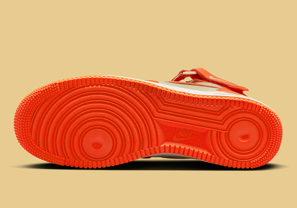 Nike Air Force 1 Mid "Team Gold/Total Orange" FB2036-700 | SneakerNews.com